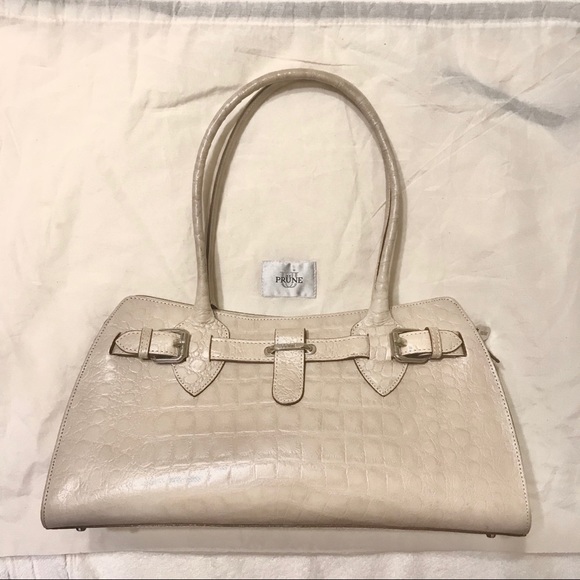 Prune | Bags | Prune Handbag Guc Wallet New Argentina Leather Croc ...